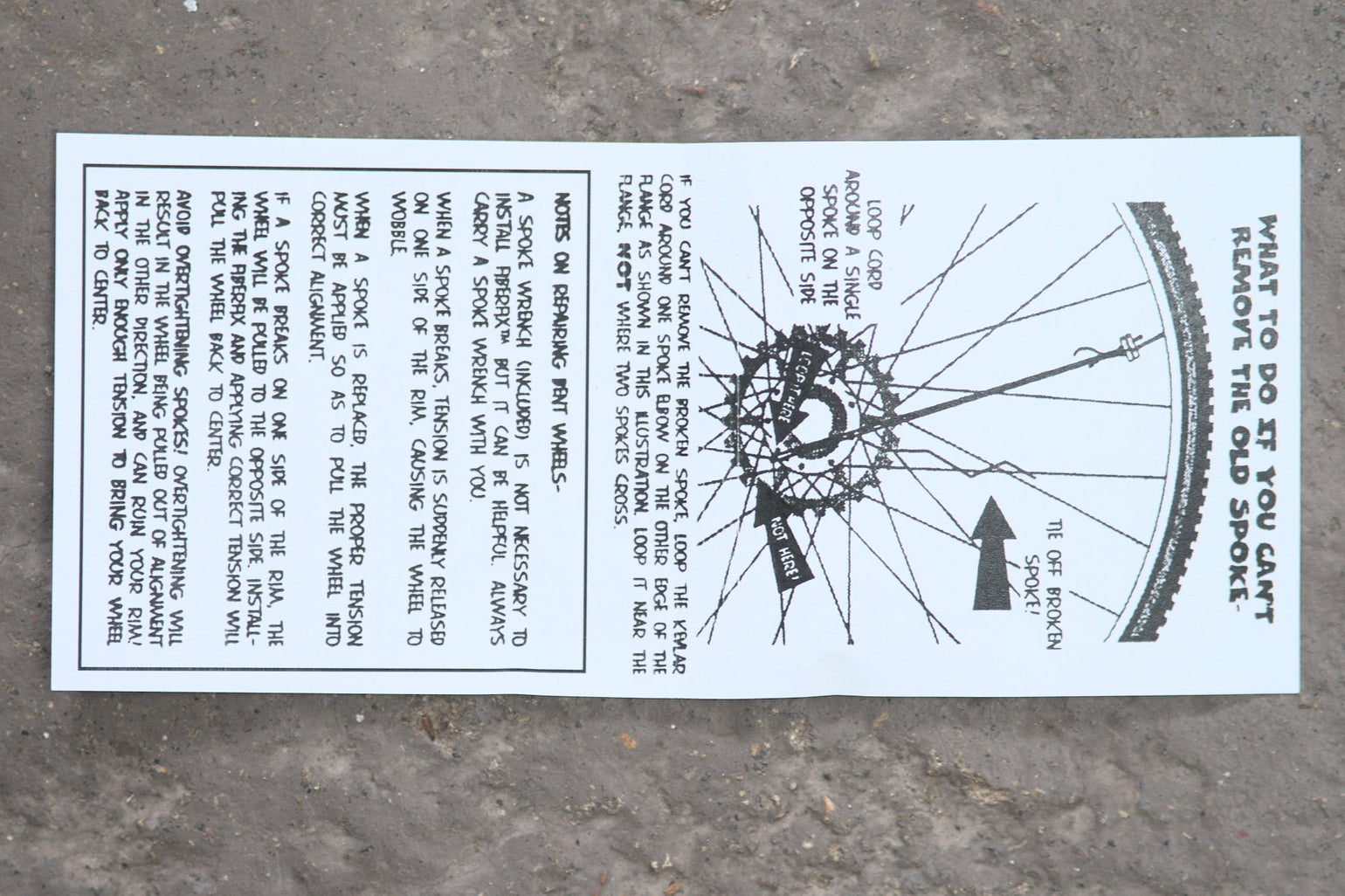 FiberFix Emergency Spoke – RoguePandaDesigns