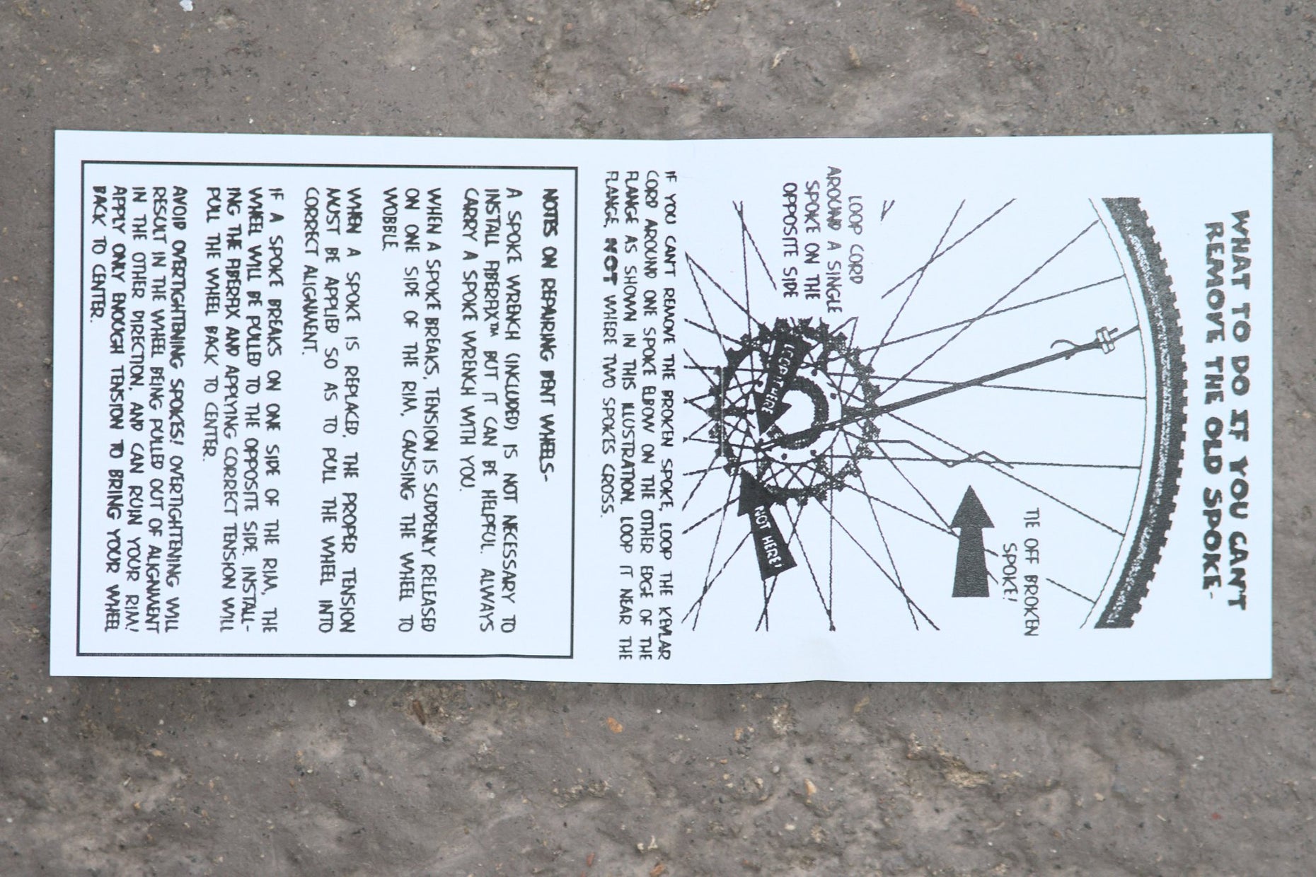 FiberFix Emergency Spoke – RoguePandaDesigns